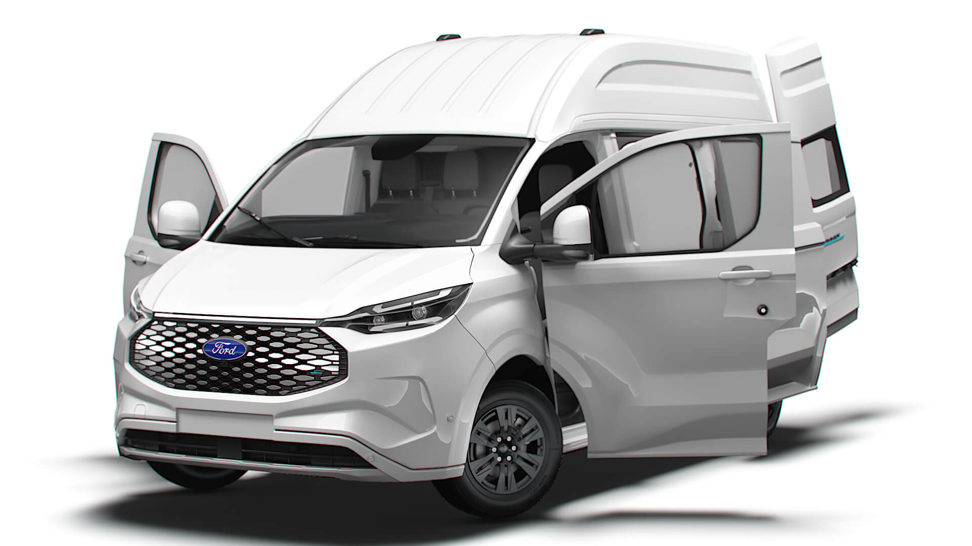 Ford E Transit Custom L1H2 2Sd HQ Interior 2024 - 3D Model by Creator 3D