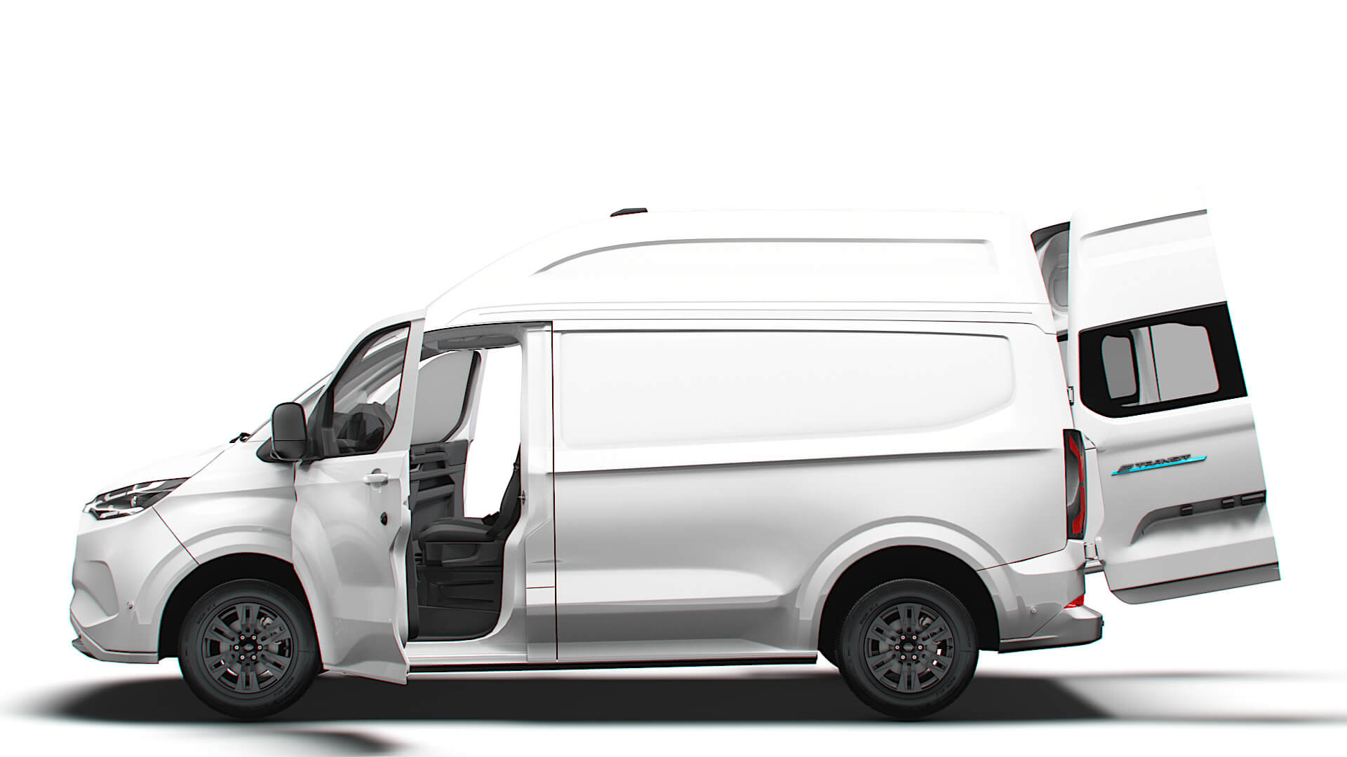 Ford E Transit Custom L1H2 HQ Interior 2024 - 3D Model by Creator 3D