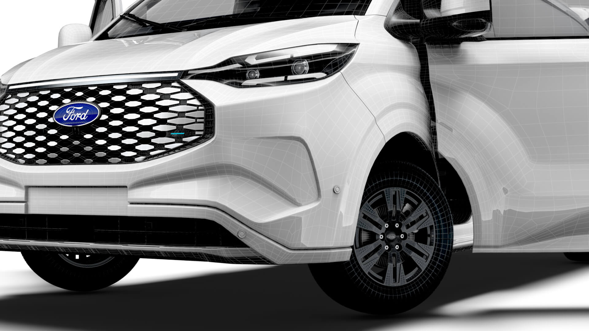 Ford E Transit Custom L1H2 HQ Interior 2024 - 3D Model by Creator 3D