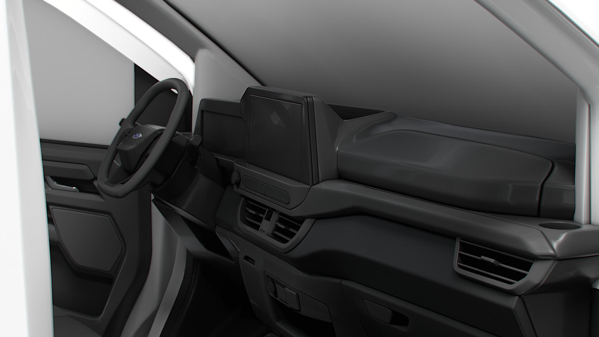 Ford E Transit Custom L2H1 2Sd HQ Interior 2024 - 3D Model by Creator 3D