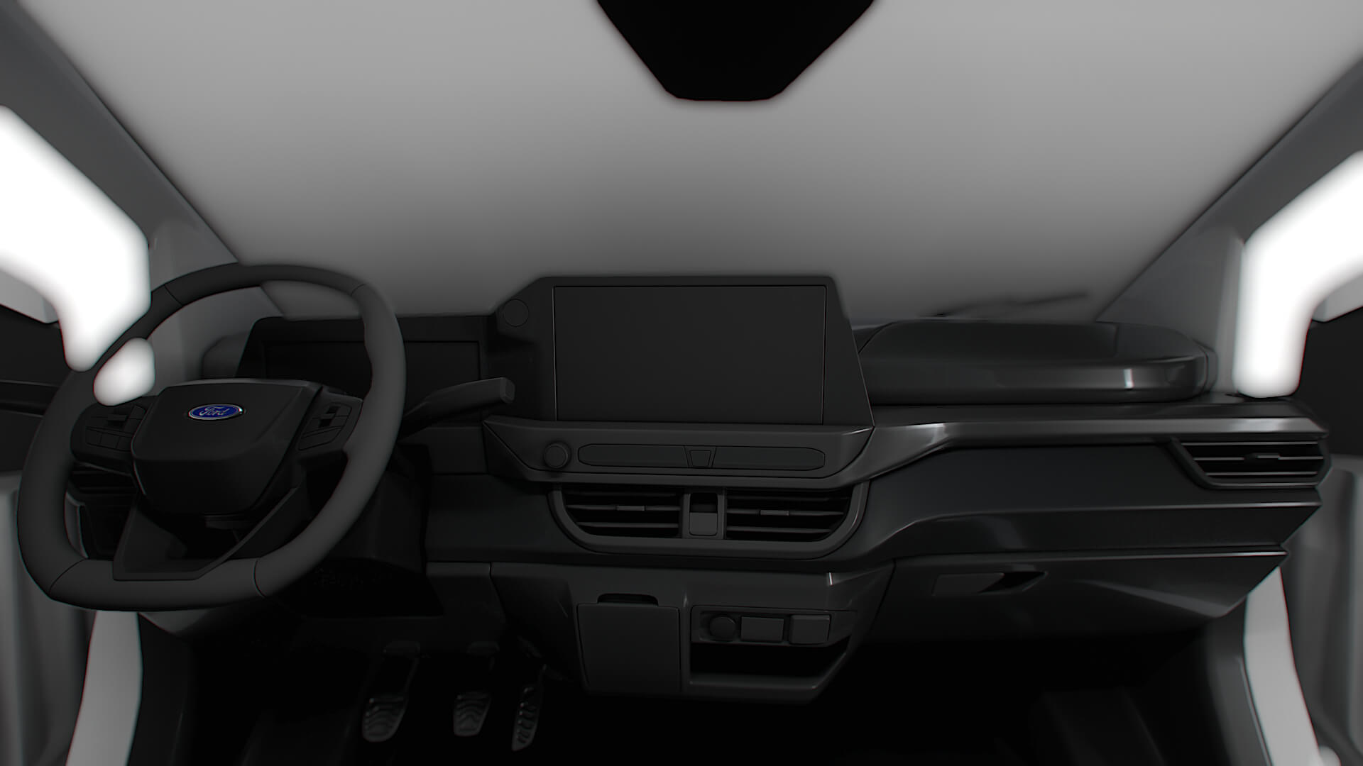 Ford E Transit Custom L2H1 2Sd HQ Interior 2024 - 3D Model by Creator 3D