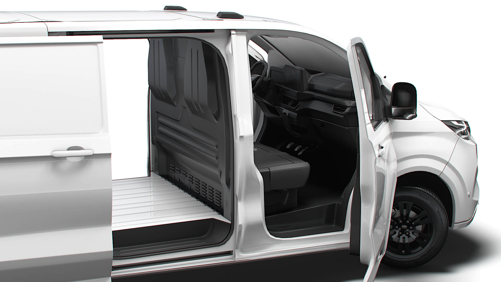 Ford E Transit Custom L2H1 Valve 2Sd HQ Interior 2024 - 3D Model by ...