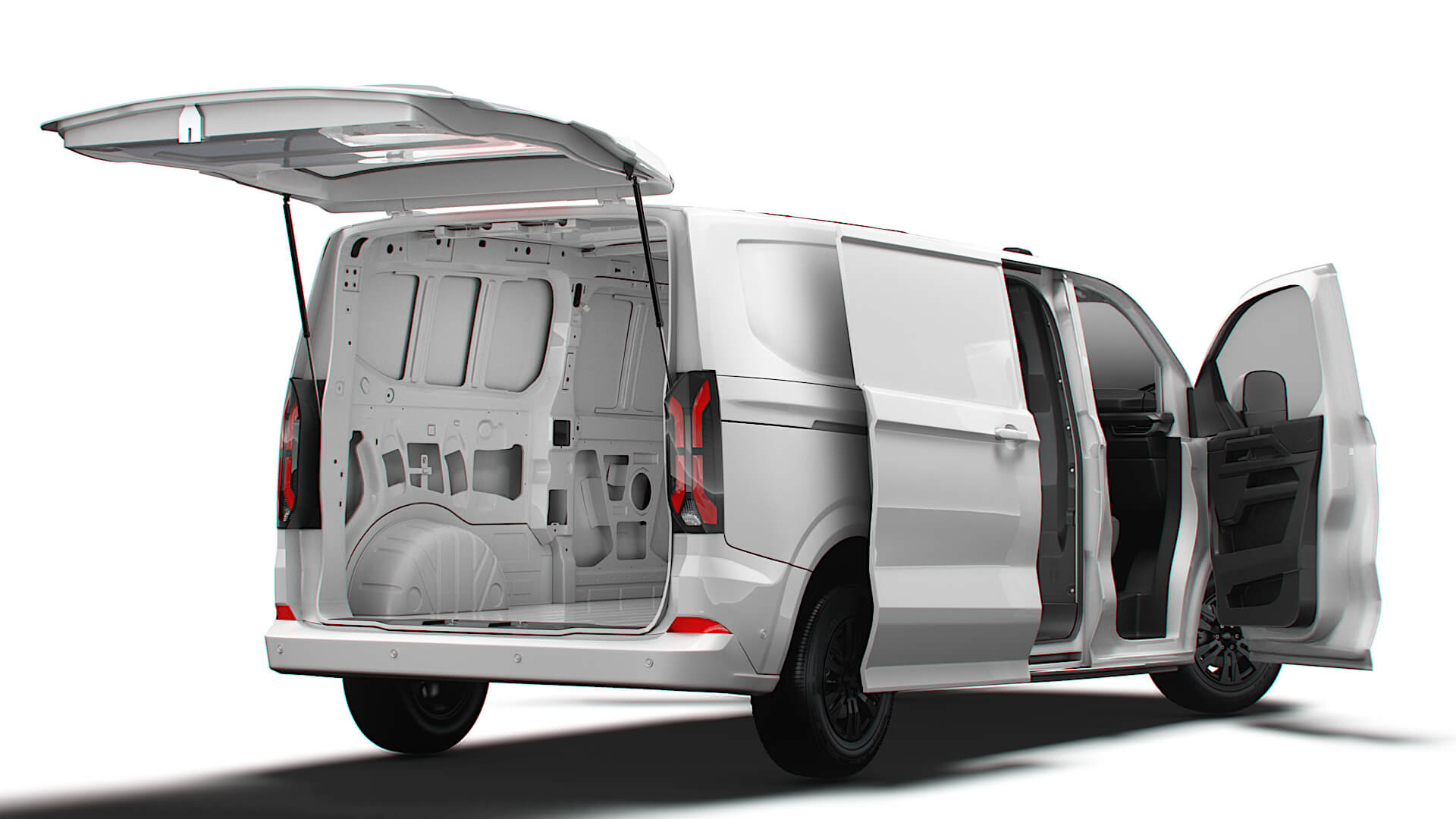 Ford E Transit Custom L2H1 Valve HQ Interior 2024 - 3D Model by Creator 3D