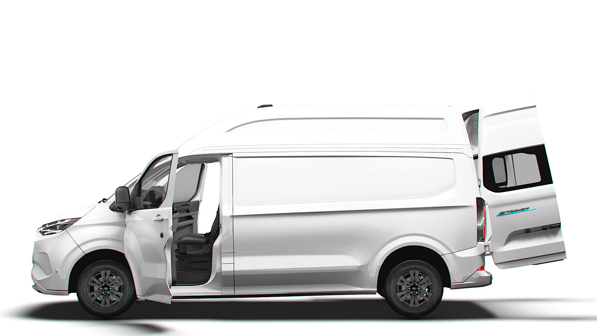 Ford E Transit Custom L2H2 HQ Interior 2024 - 3D Model by Creator 3D