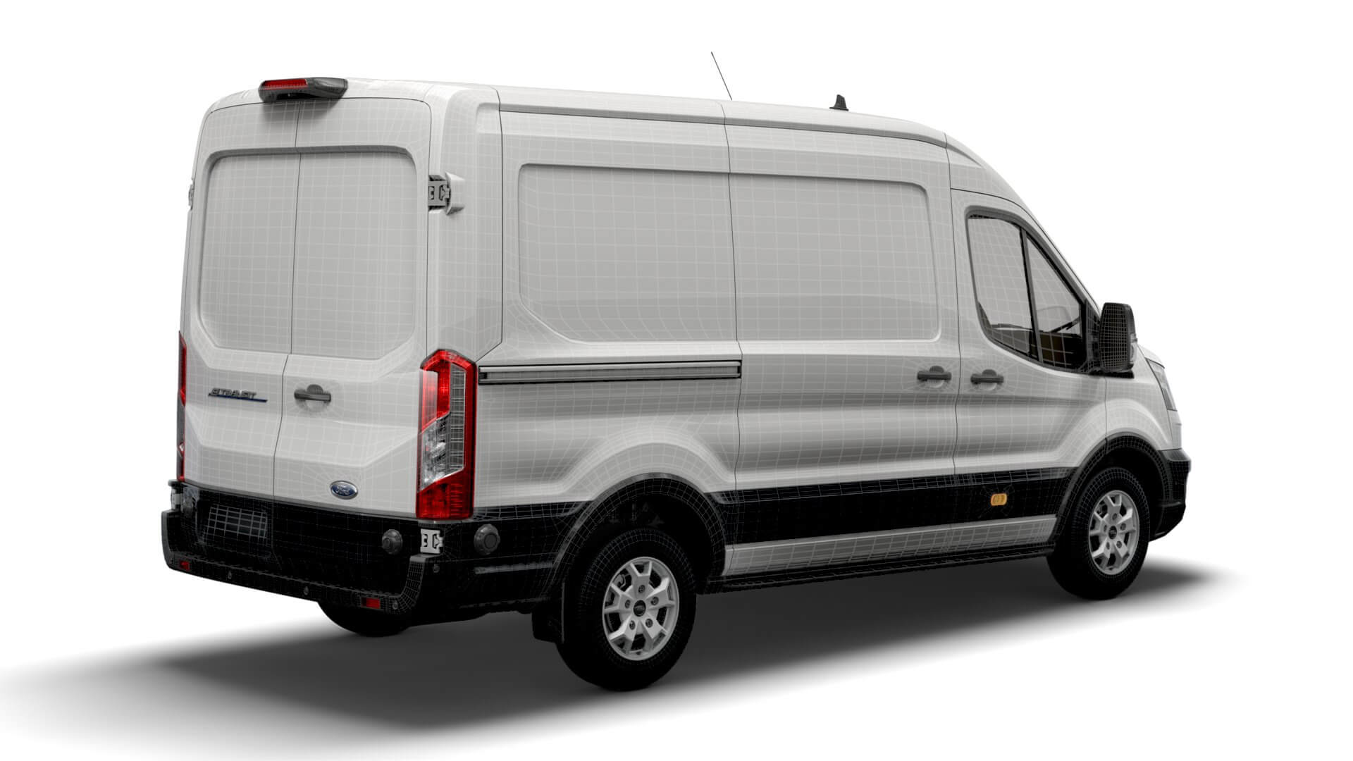 Ford E Transit Van L2H2 2022 - 3D Model by Creator 3D