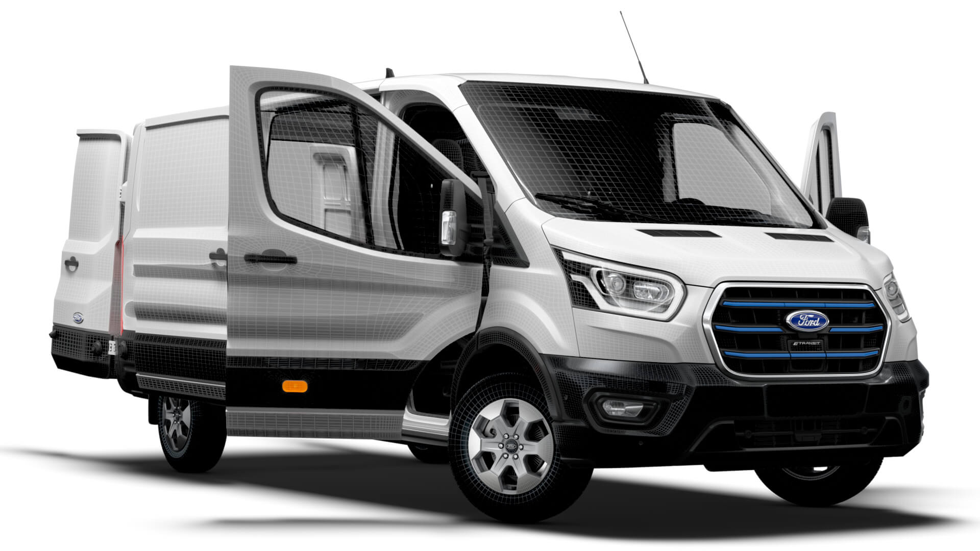 Ford E Transit Van L3H1 Hqinterior 2024 - 3D Model by Creator 3D