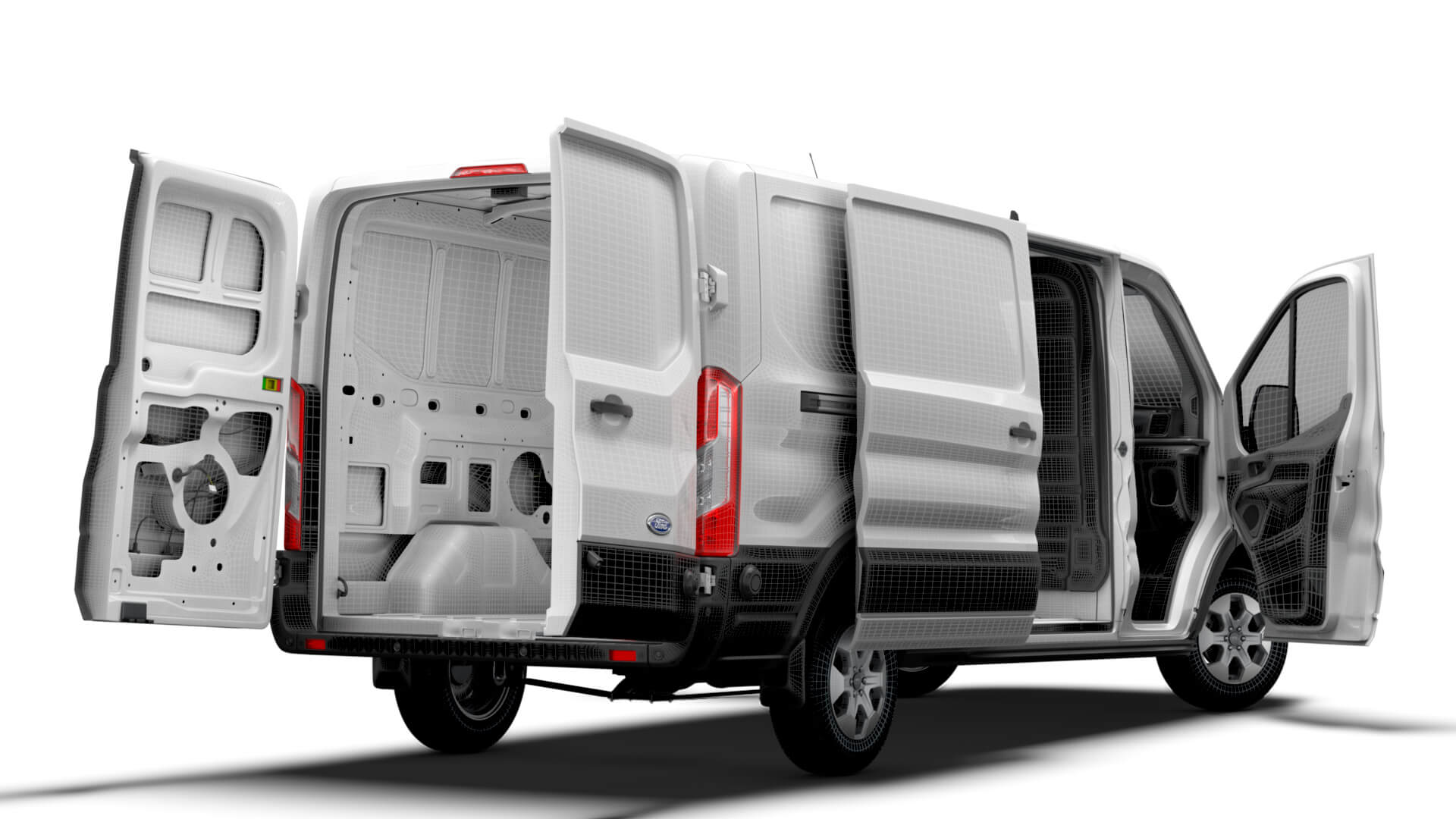 Ford E Transit Van L3H1 Hqinterior 2024 - 3D Model by Creator 3D