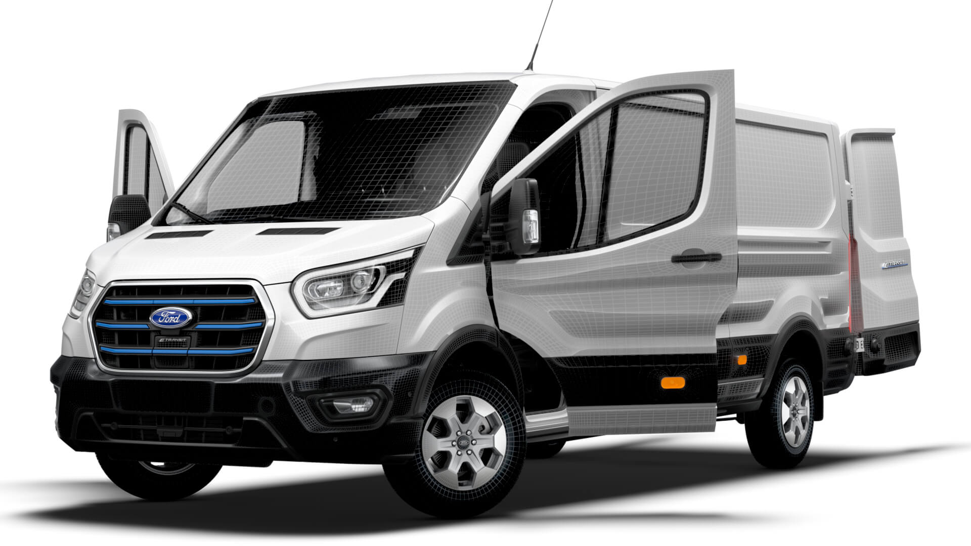 Ford E Transit Van L3H1 Hqinterior 2024 - 3D Model by Creator 3D