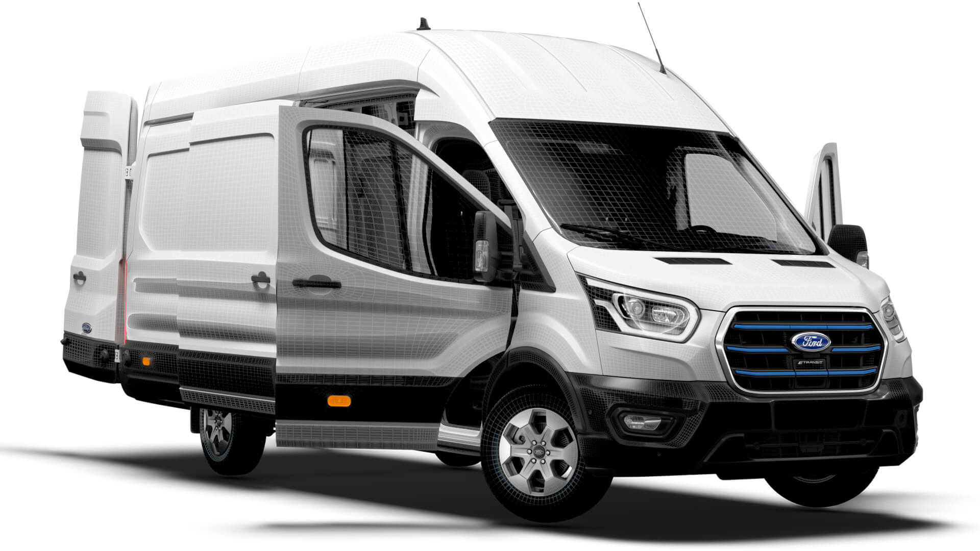 Ford E Transit Van L4H3 Hqinterior 2024 - 3D Model by Creator 3D