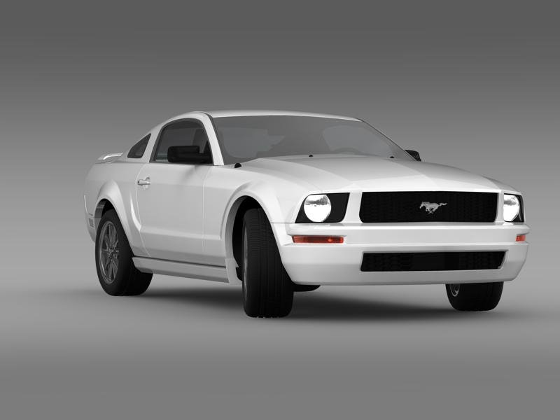 Ford Mustang 2005 - 3D Model by Creator 3D