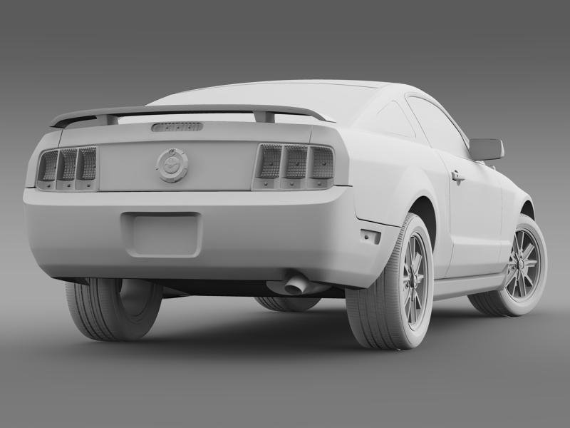 Ford Mustang 2005 - 3D Model by Creator 3D