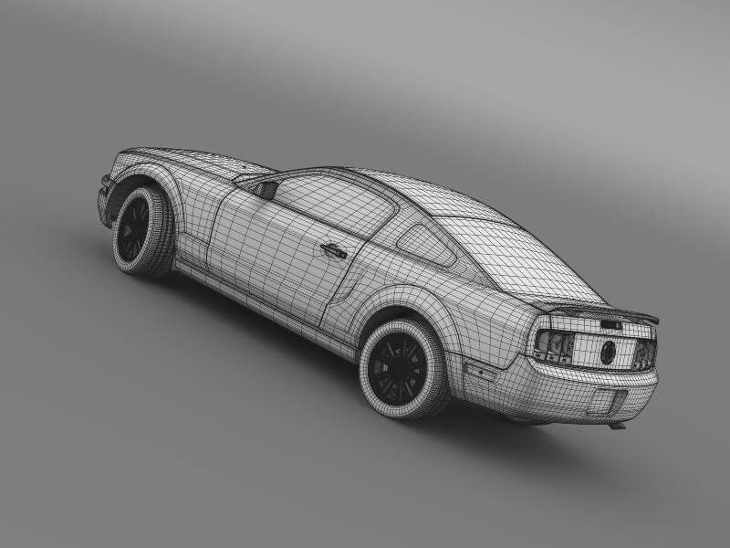 Ford Mustang 2005 - 3D Model by Creator 3D