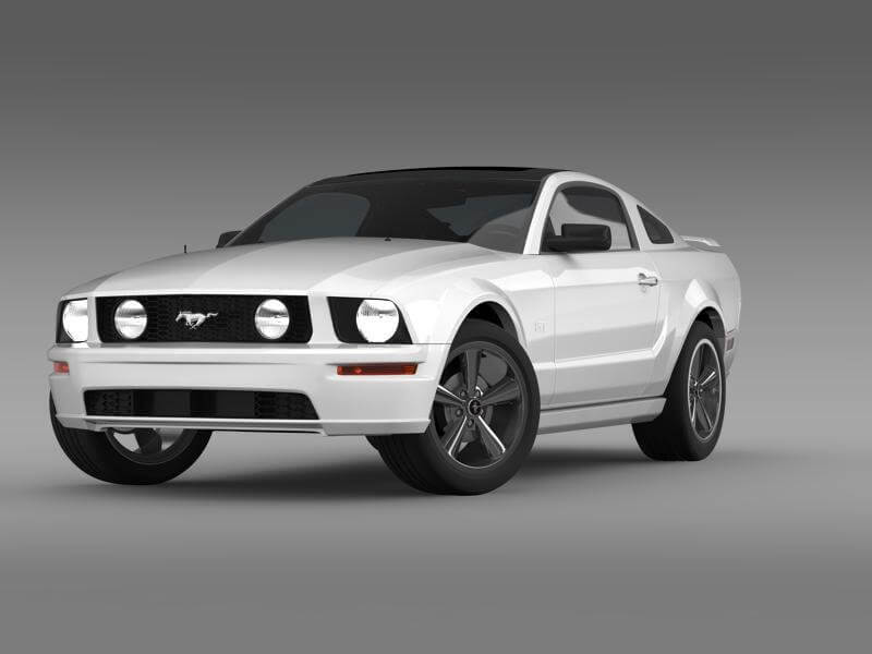 Ford Mustang Glassroof GT 2009 - 3D Model by Creator 3D