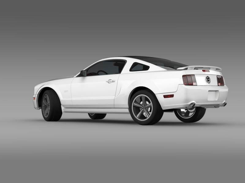 Ford Mustang Glassroof GT 2009 - 3D Model by Creator 3D