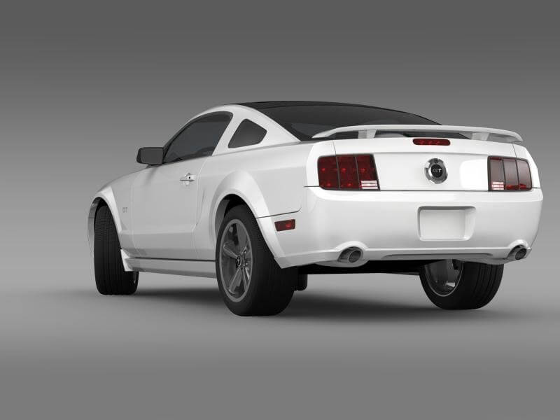 Ford Mustang Glassroof GT 2009 - 3D Model by Creator 3D