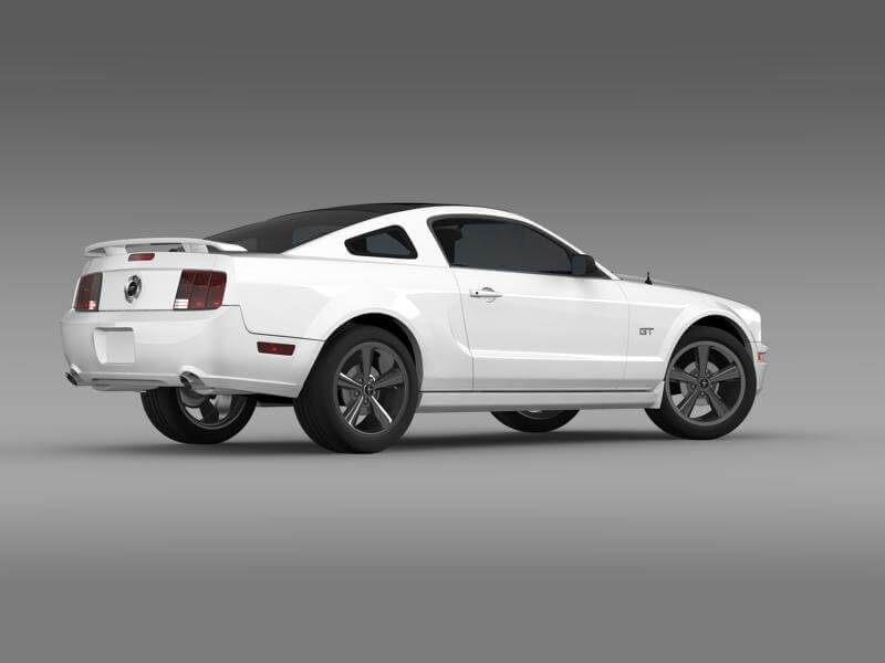 Ford Mustang Glassroof GT 2009 - 3D Model by Creator 3D
