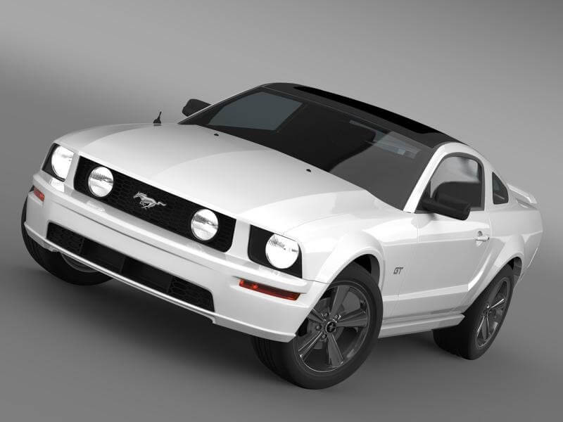 Ford Mustang Glassroof GT 2009 - 3D Model by Creator 3D