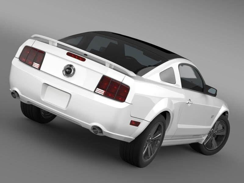 Ford Mustang Glassroof GT 2009 - 3D Model by Creator 3D