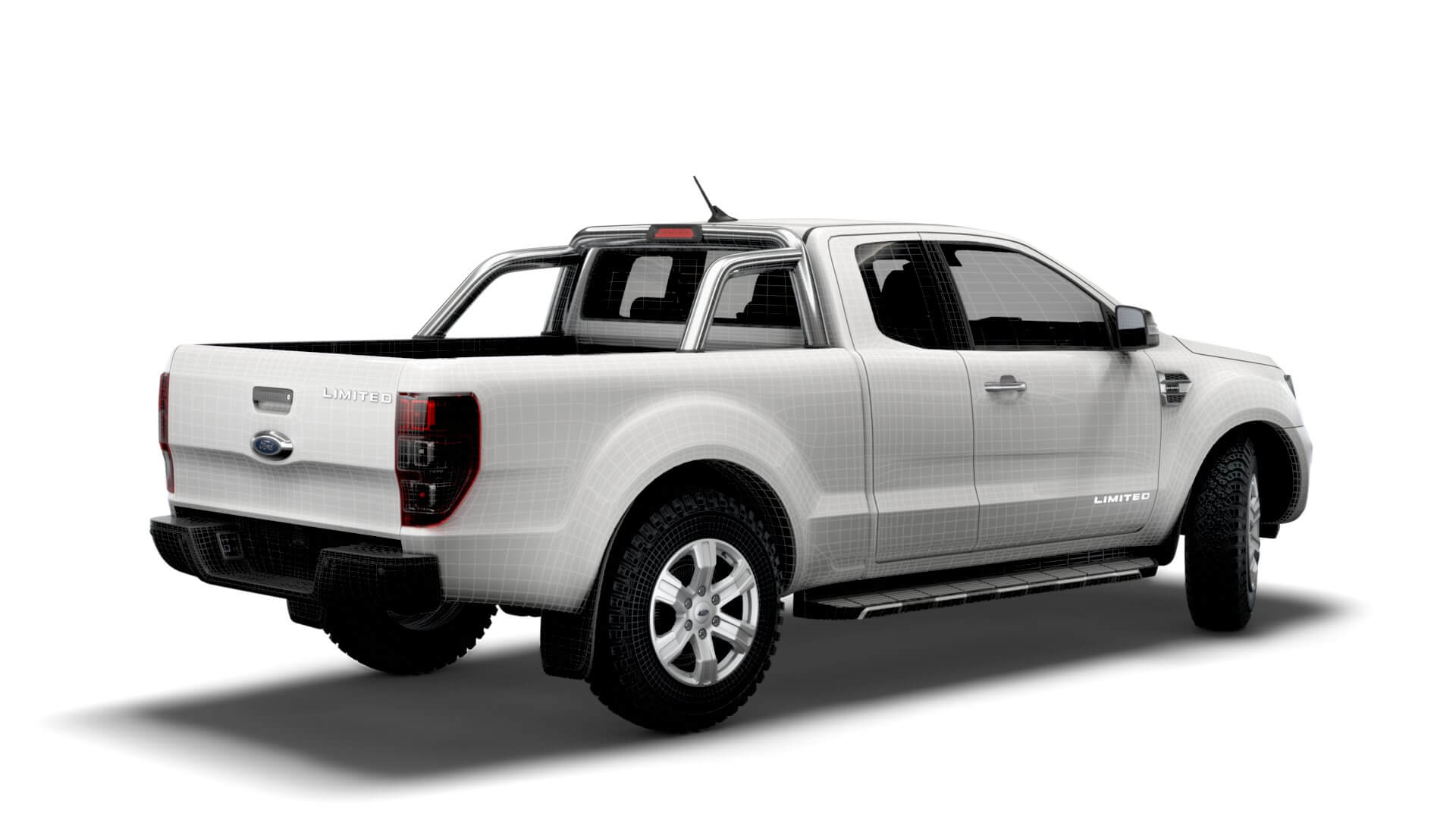 Ford Ranger SuperCab Limited EUspec 2021 - 3D Model by Creator 3D