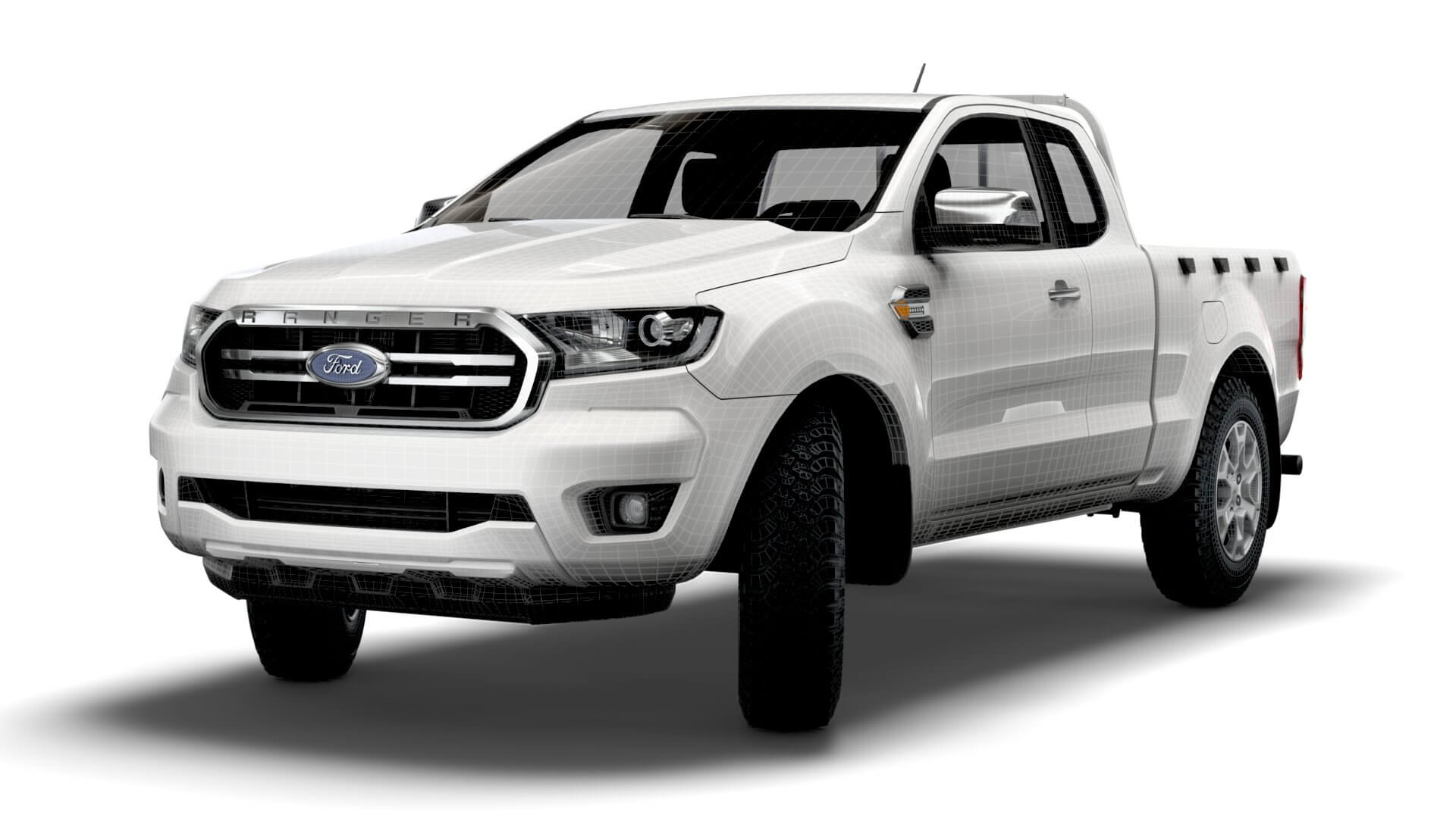 Ford Ranger SuperCab XLT EUspec 2021 - 3D Model by Creator 3D