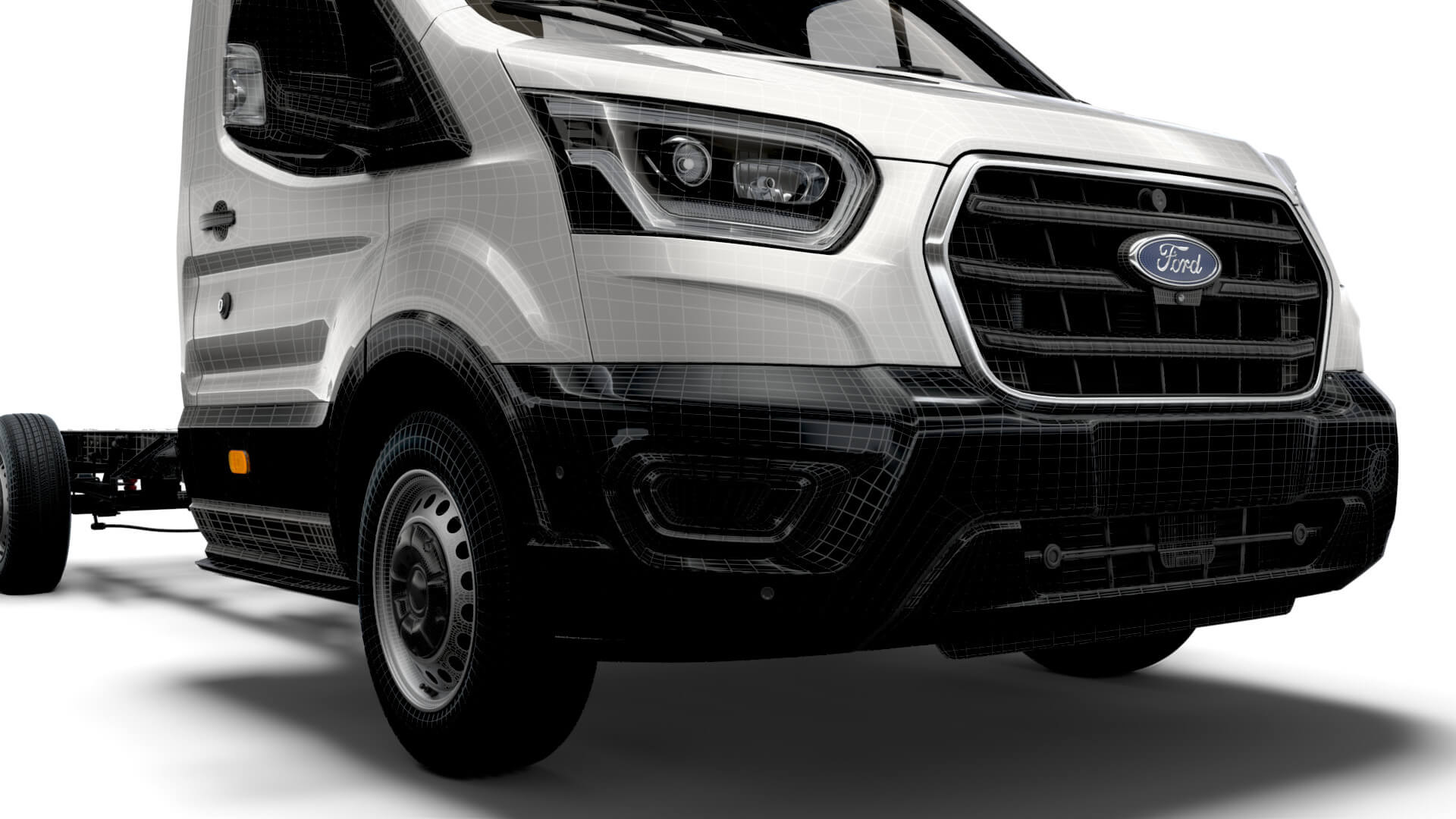 Ford Transit Chassis Single Cab L3 2022 - 3D Model by Creator 3D