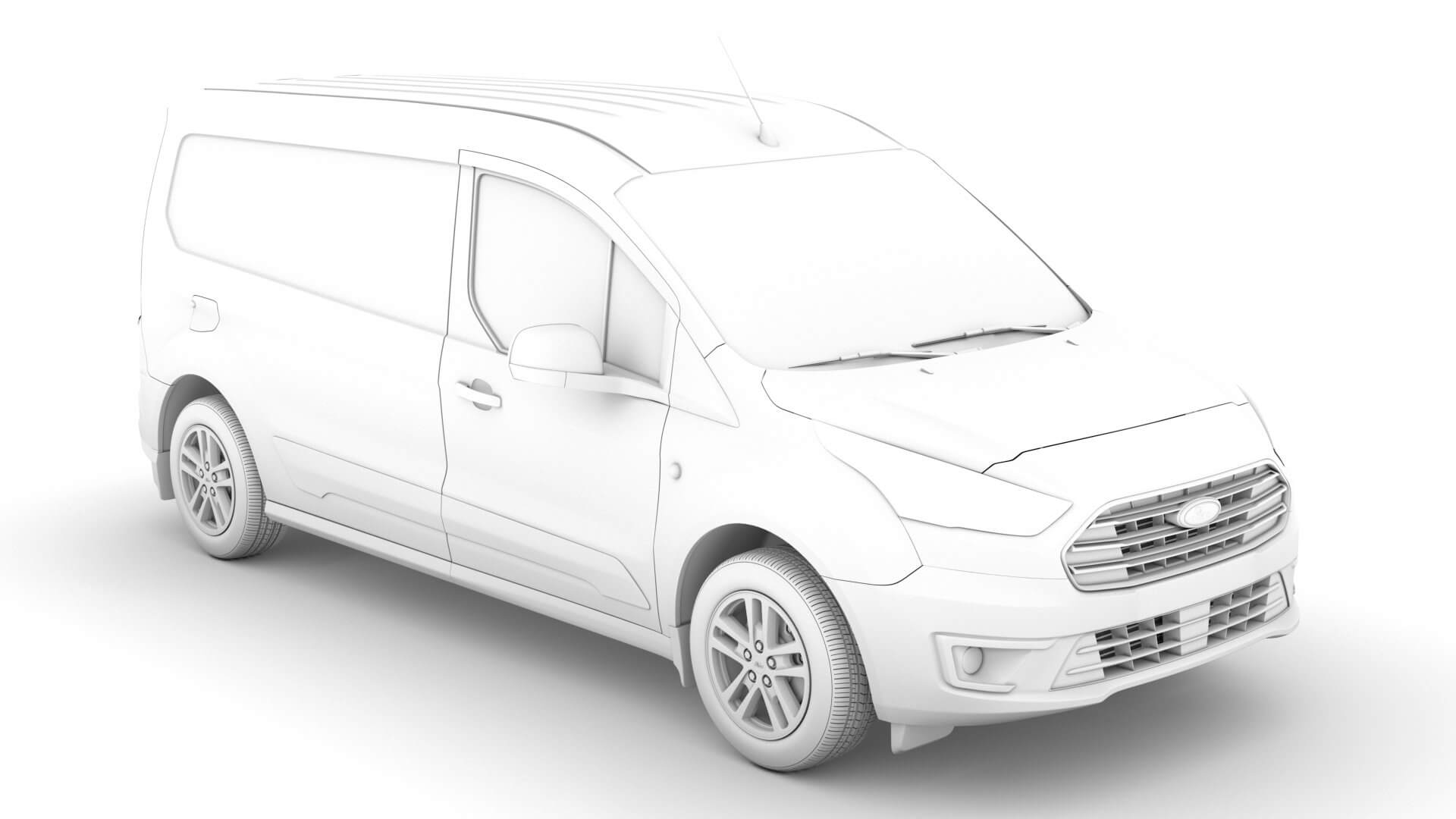 Ford Transit Connect LWB 2020 - 3D Model by Creator 3D