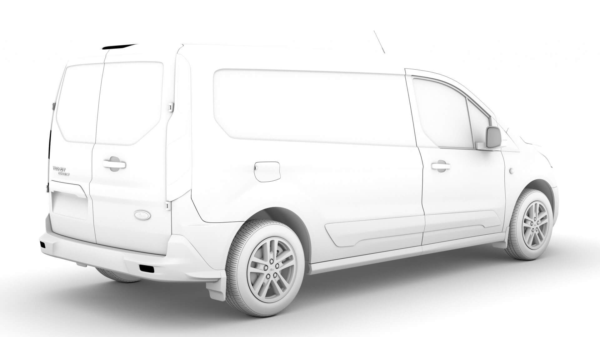 Ford Transit Connect LWB 2020 - 3D Model by Creator 3D