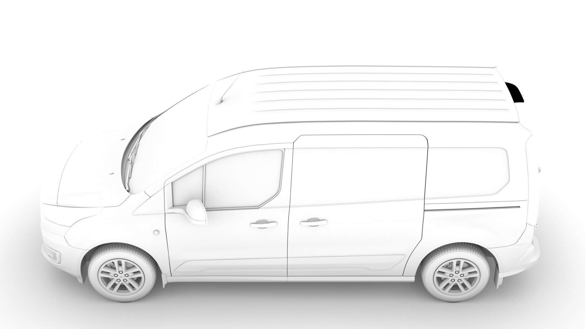 Ford Transit Connect LWB 2020 - 3D Model by Creator 3D