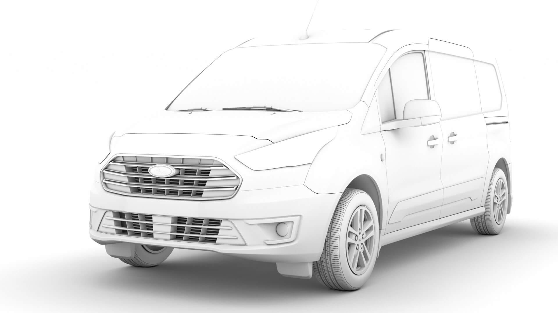 Ford Transit Connect LWB 2020 - 3D Model by Creator 3D
