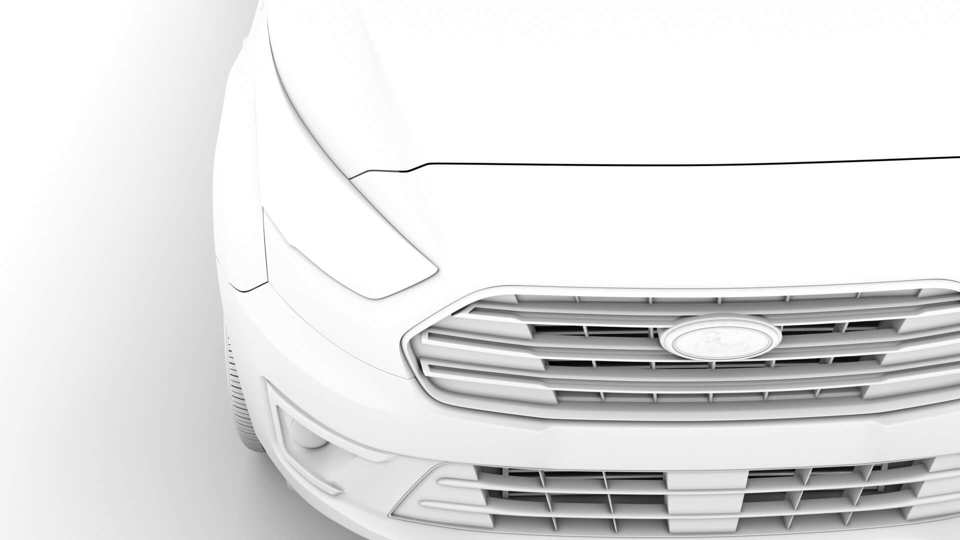 Ford Transit Connect LWB 2020 - 3D Model by Creator 3D