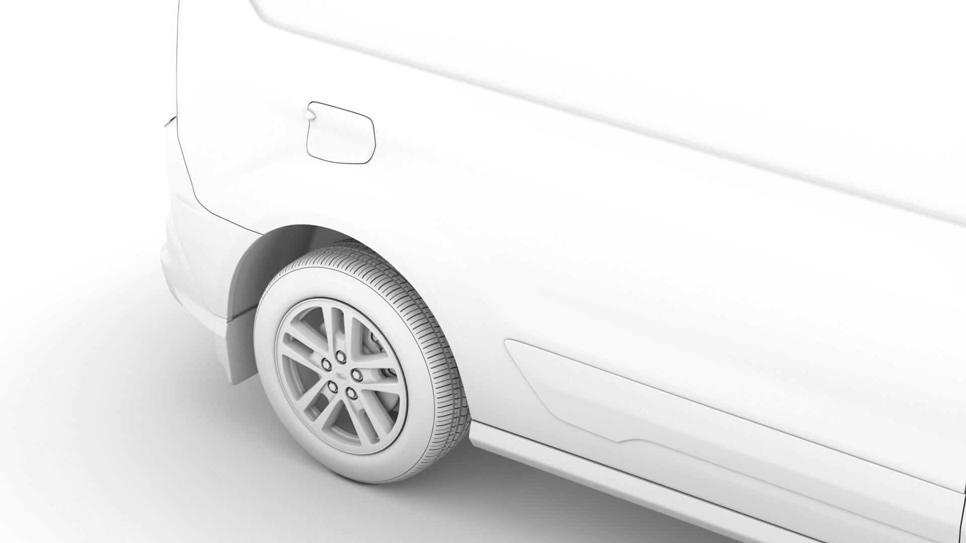 Ford Transit Connect LWB 2020 - 3D Model by Creator 3D