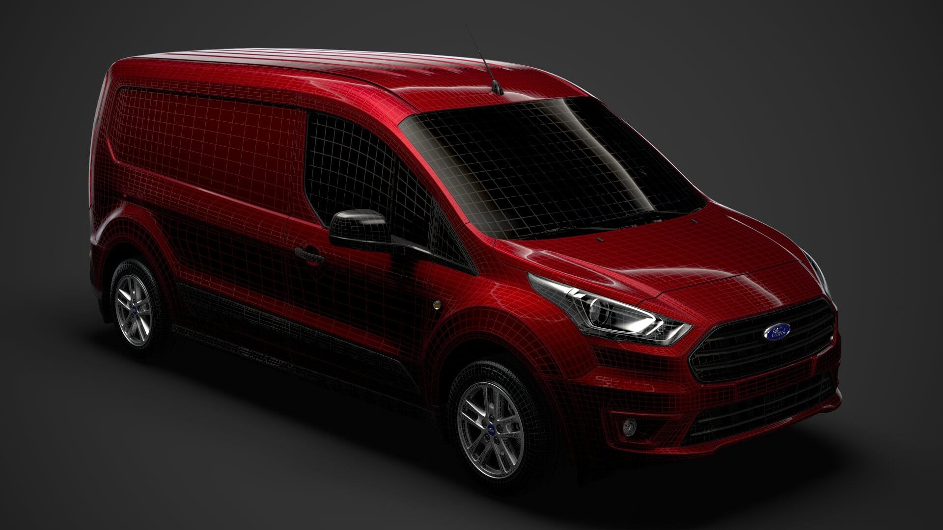 Ford Transit Connect LWB 2020 - 3D Model by Creator 3D