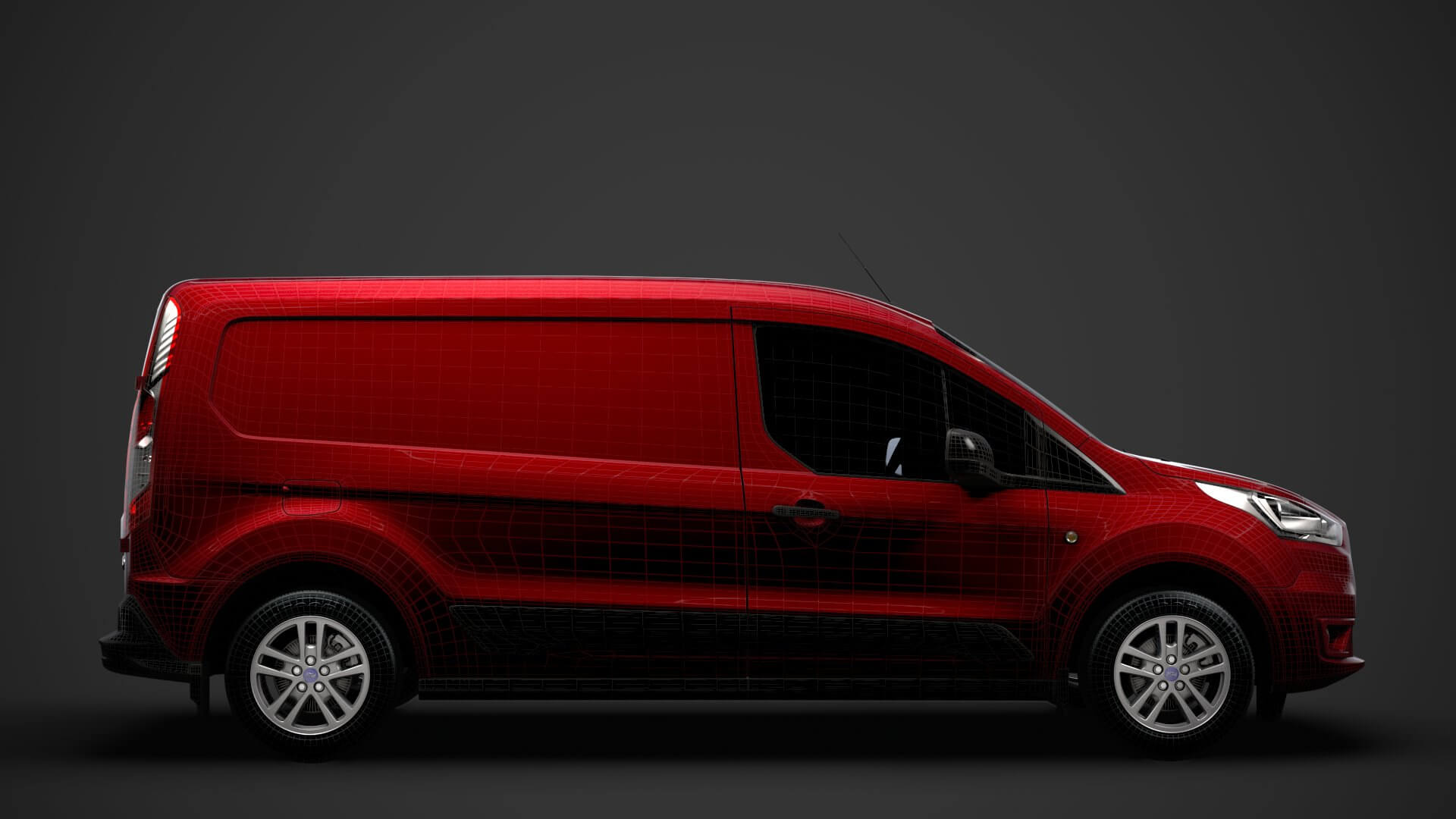 Ford Transit Connect LWB 2020 - 3D Model by Creator 3D