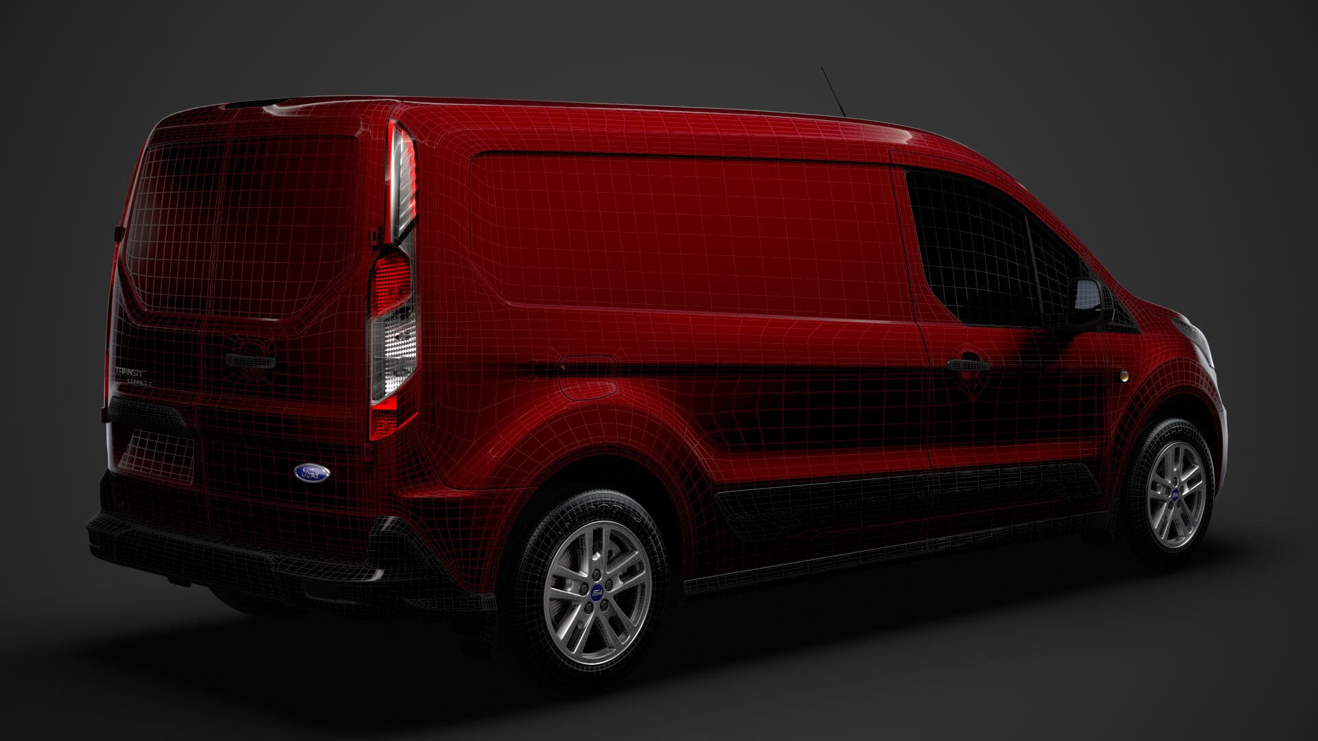 Ford Transit Connect LWB 2020 - 3D Model by Creator 3D