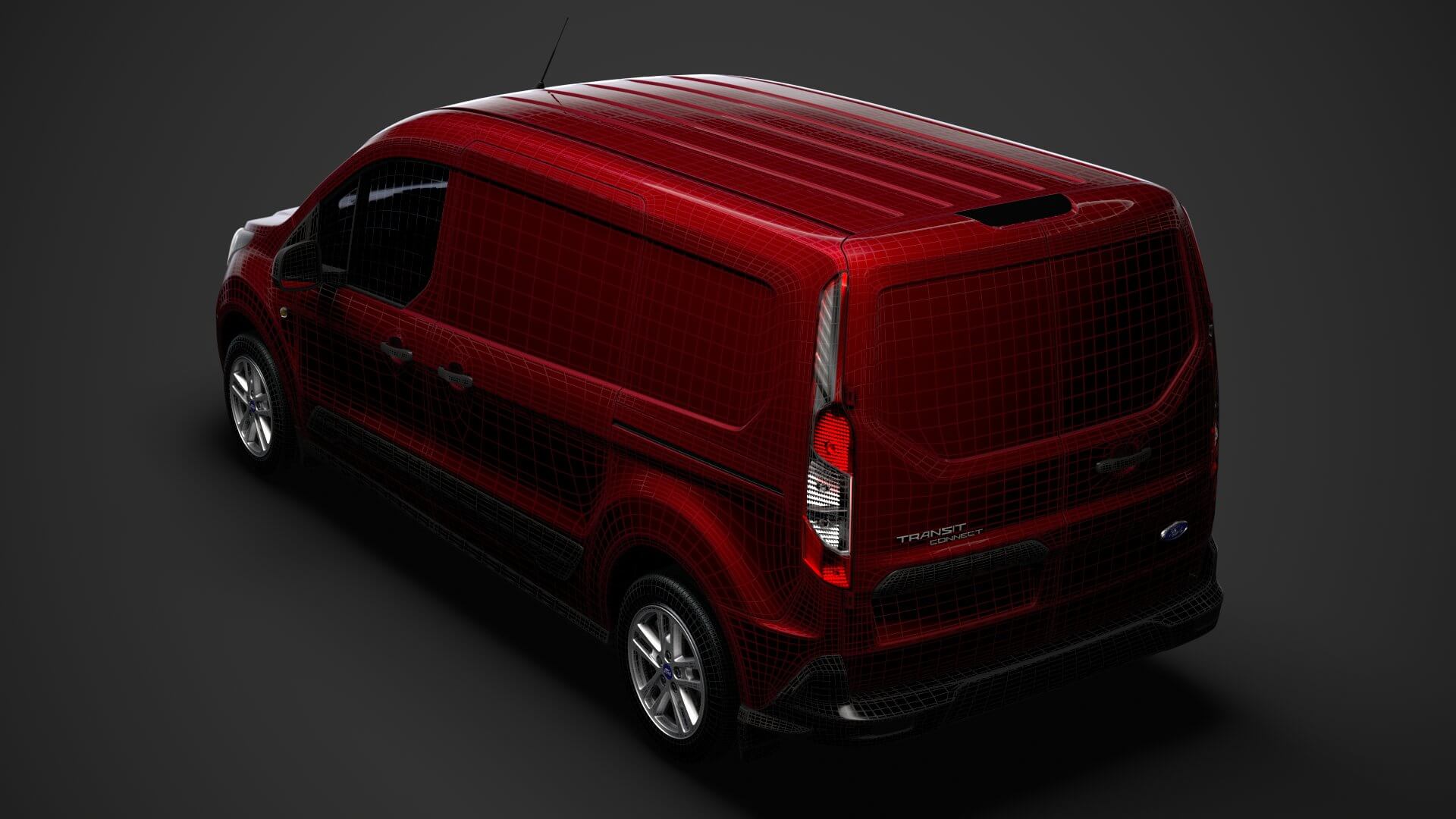 Ford Transit Connect LWB 2020 - 3D Model by Creator 3D