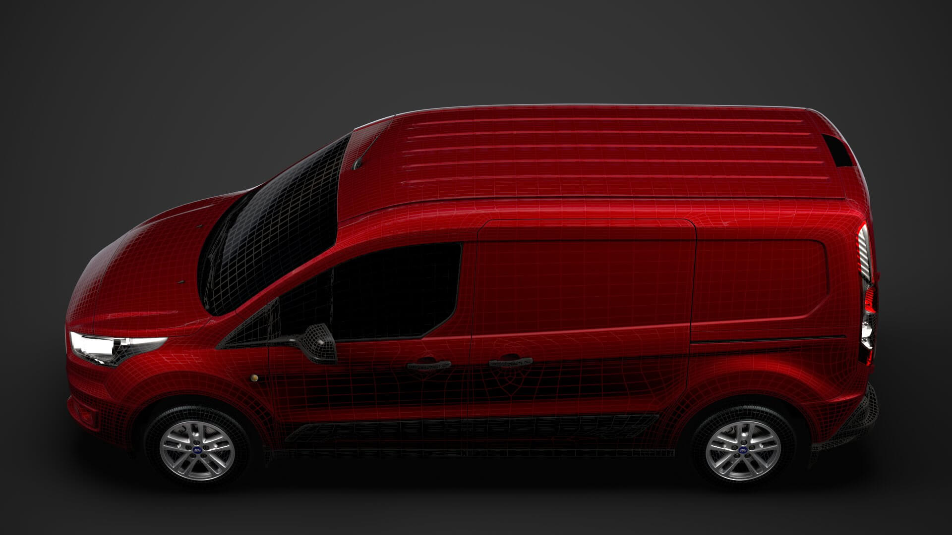 Ford Transit Connect LWB 2020 - 3D Model by Creator 3D
