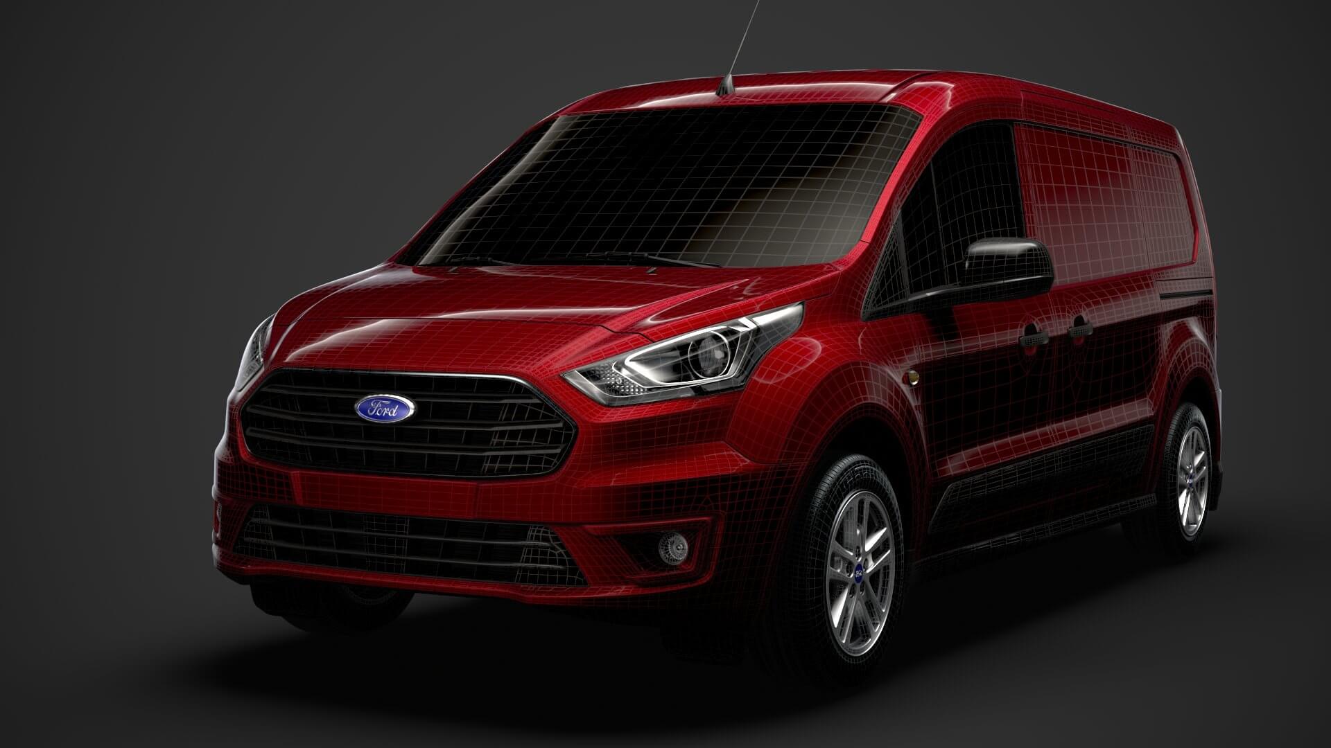 Ford Transit Connect LWB 2020 - 3D Model by Creator 3D