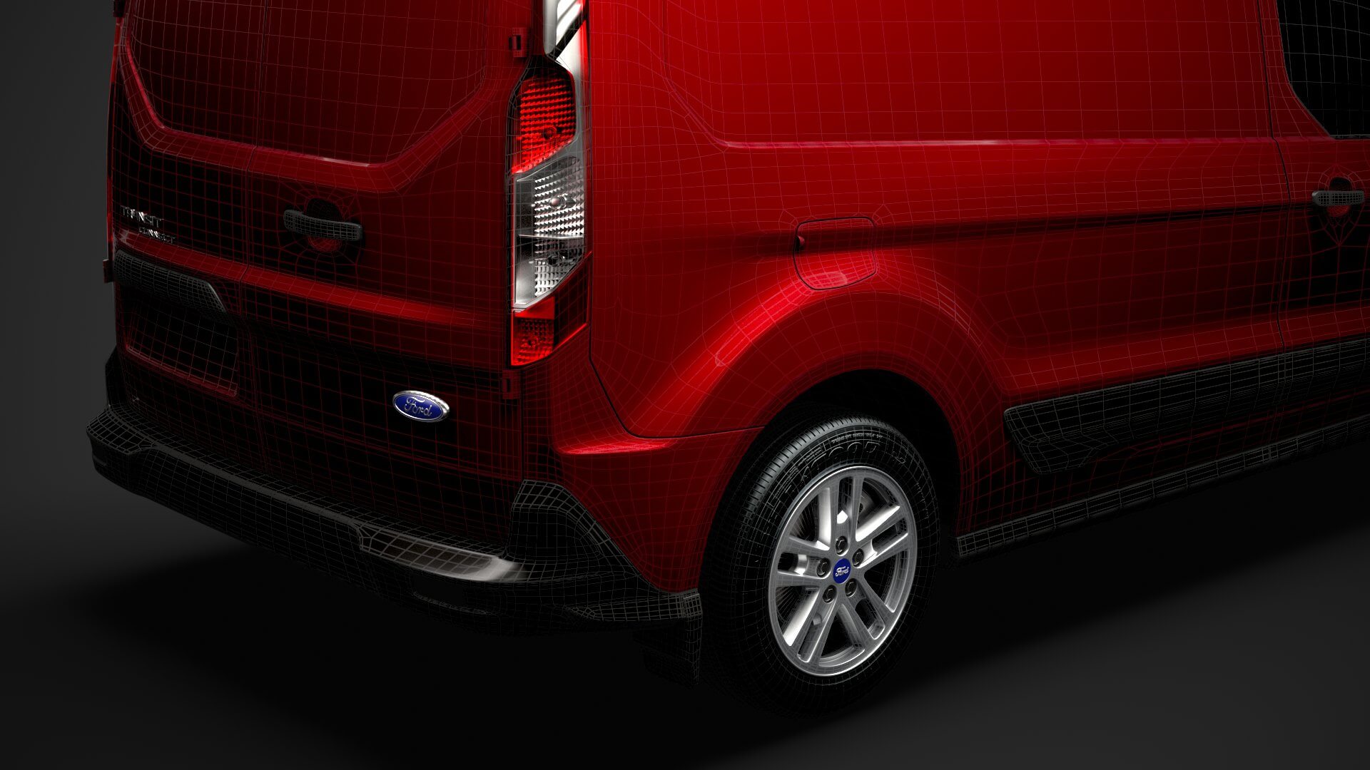 Ford Transit Connect LWB 2020 - 3D Model by Creator 3D