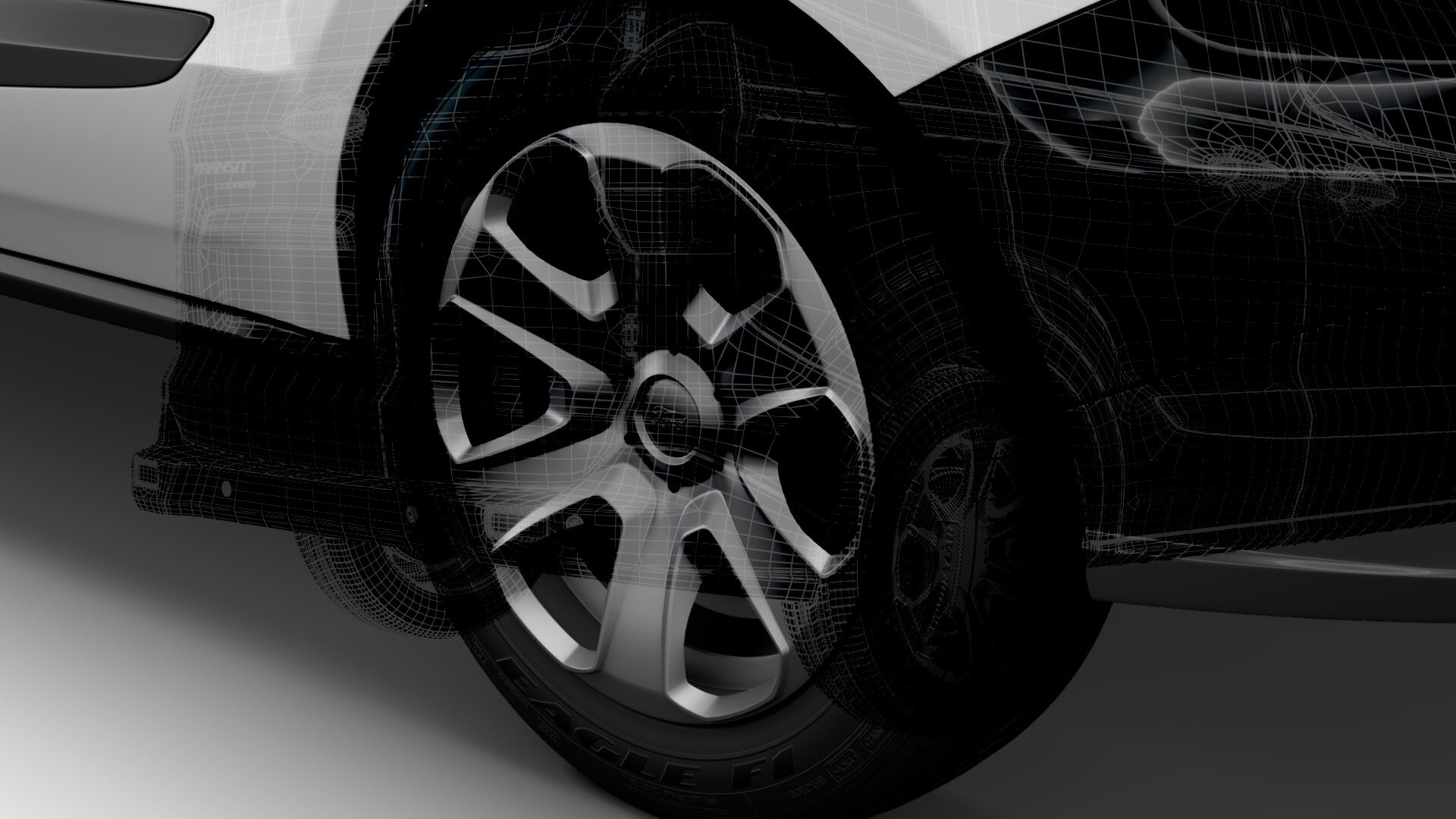 Ford Transit Courier Trend 2021 - 3D Model by Creator 3D