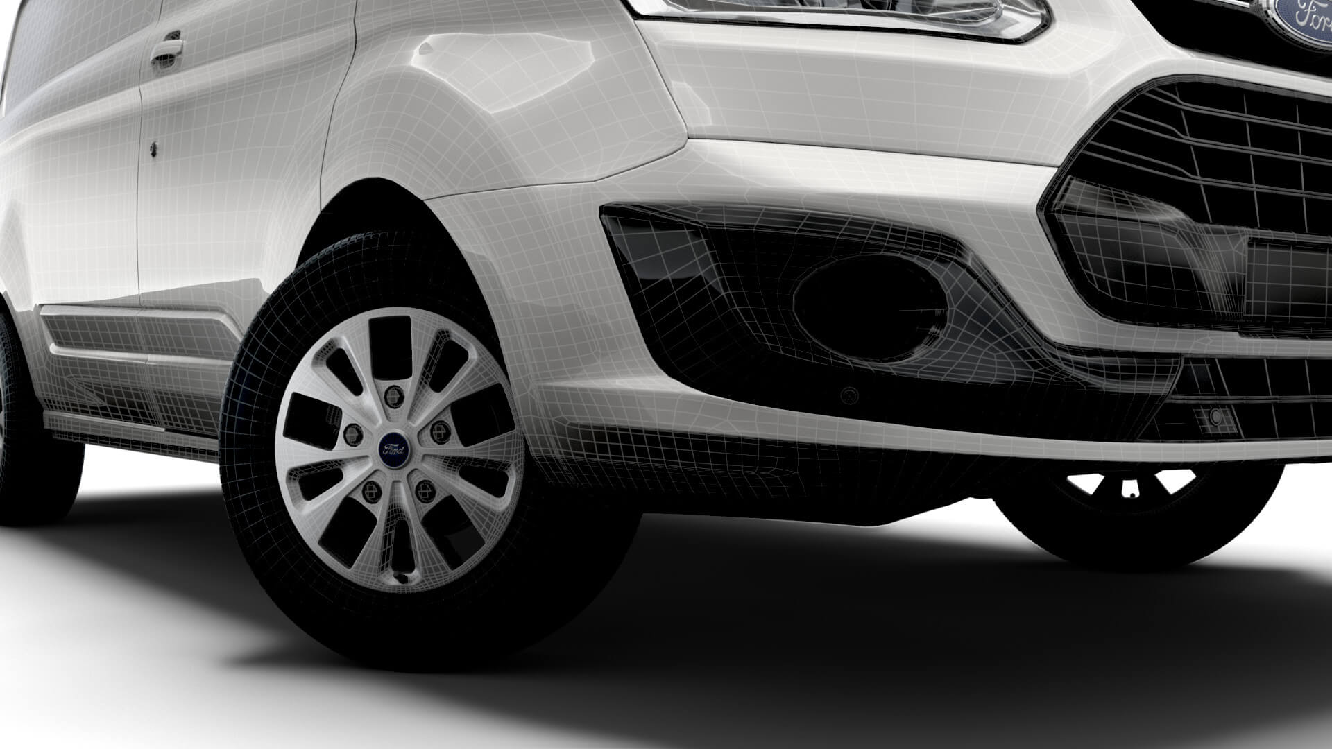 Ford Transit Custom L1H1 2018 - 3D Model by Creator 3D