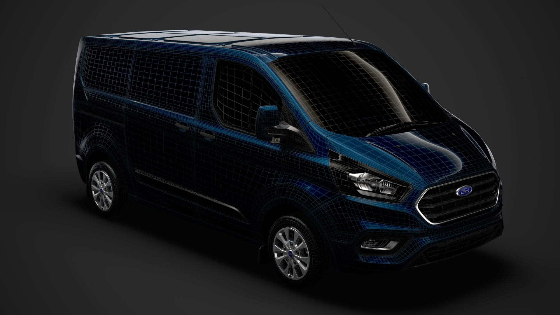 Ford Transit Custom L1H1 2020 - 3D Model by Creator 3D