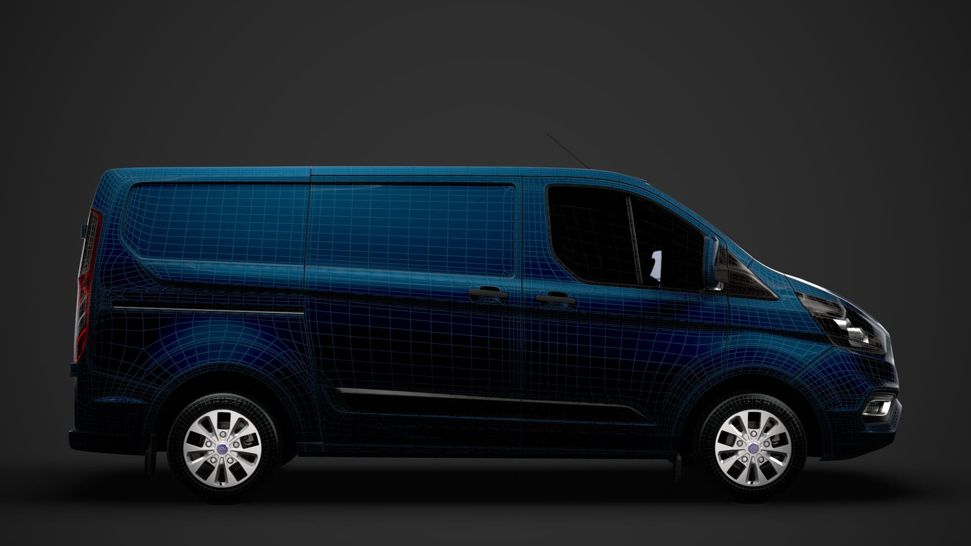 Ford Transit Custom L1H1 2020 - 3D Model by Creator 3D