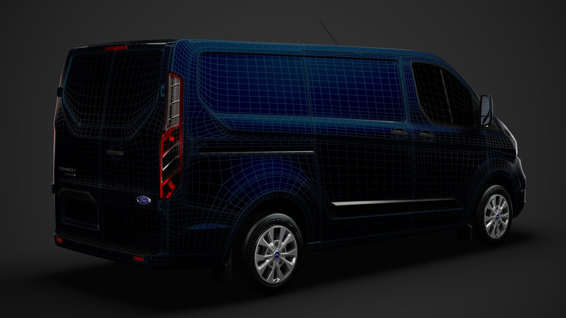 Ford Transit Custom L1H1 2020 - 3D Model by Creator 3D