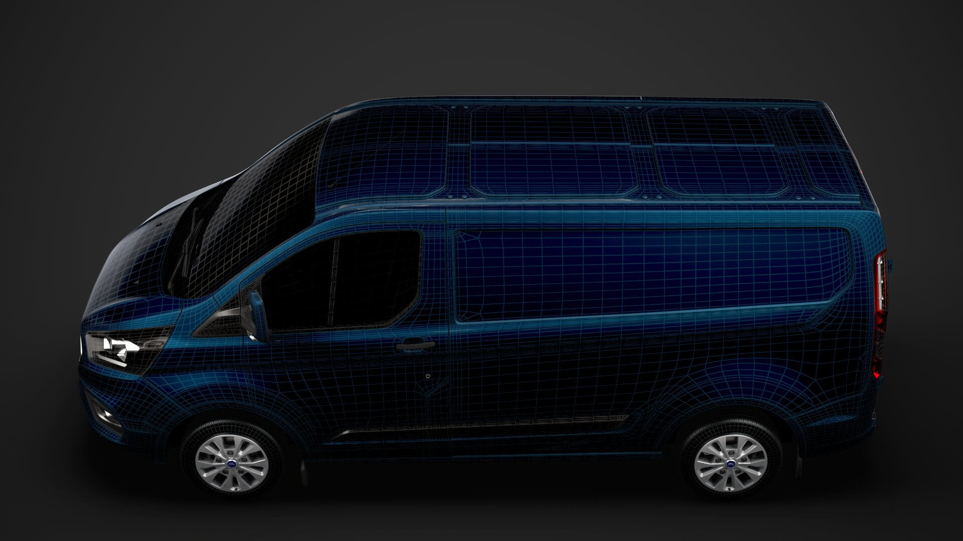 Ford Transit Custom L1H1 2020 - 3D Model by Creator 3D