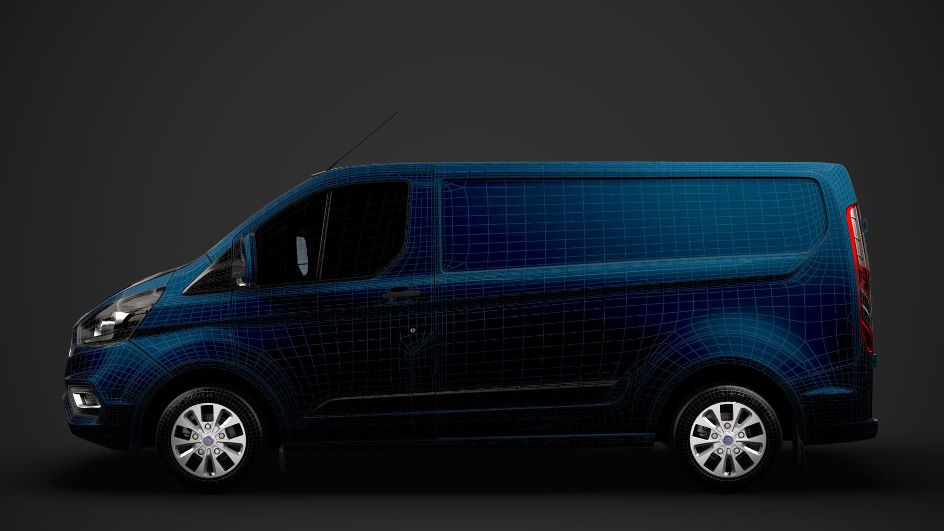 Ford Transit Custom L1H1 2020 - 3D Model by Creator 3D