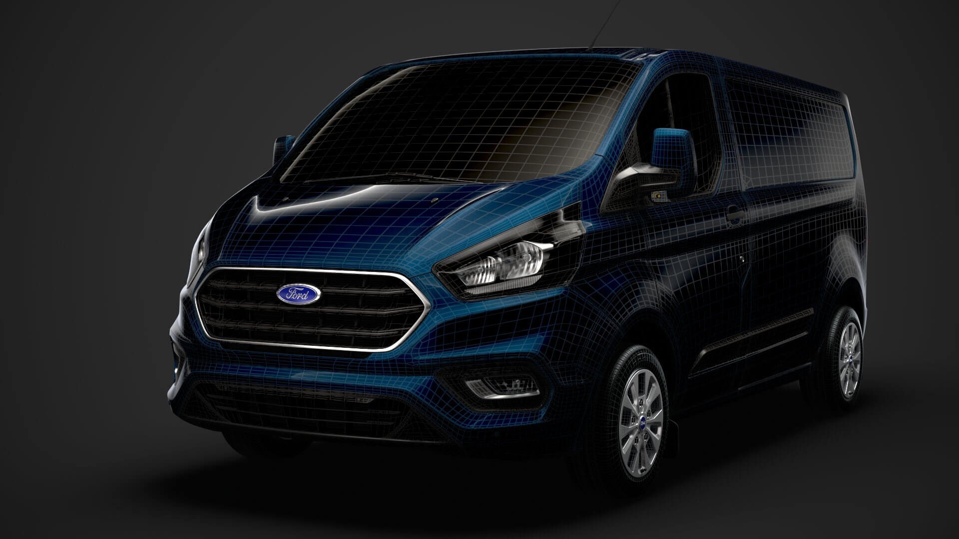 Ford Transit Custom L1H1 2020 - 3D Model by Creator 3D