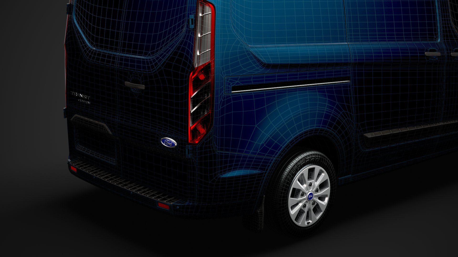 Ford Transit Custom L1H1 2020 - 3D Model by Creator 3D