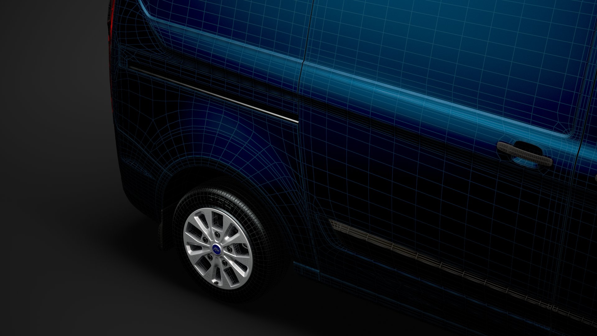 Ford Transit Custom L1H1 2020 - 3D Model by Creator 3D