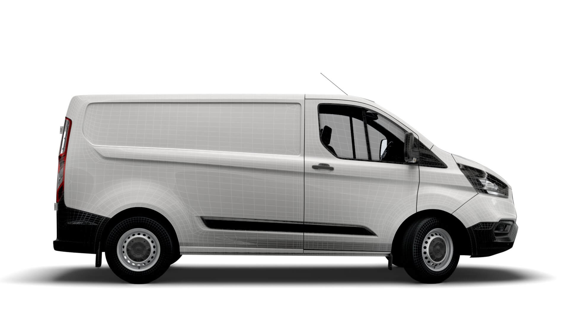 Ford Transit Custom L1H1 Leader UK Spec 2020 - 3D Model by Creator 3D
