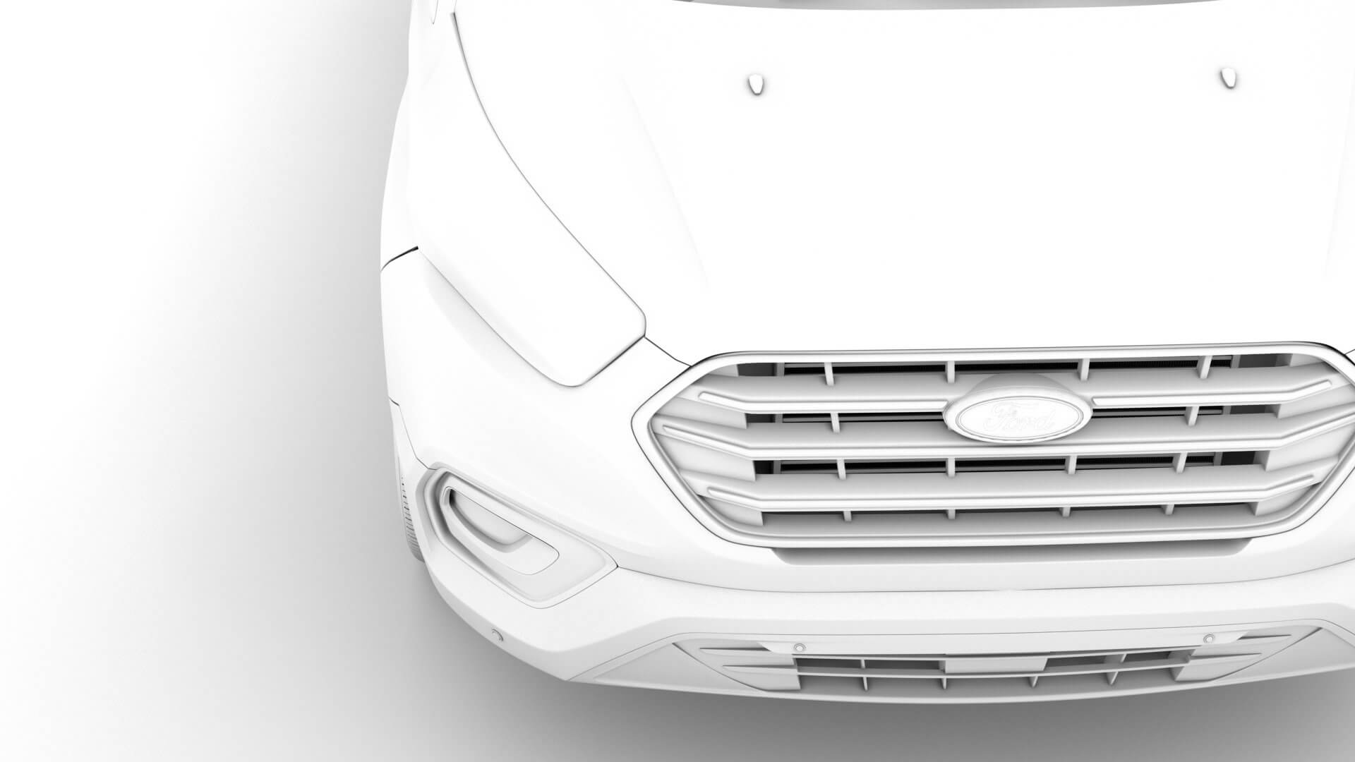 Ford Transit Custom L1H2 2020 - 3D Model by Creator 3D